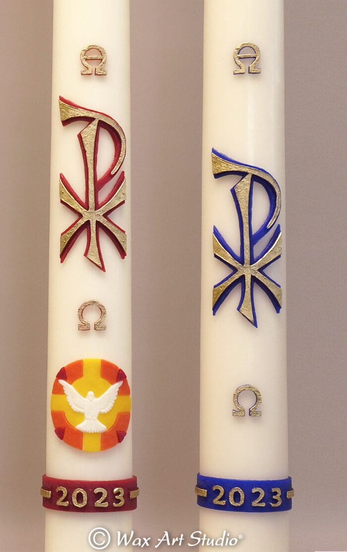 Paschal Candle Decorations - Wax Art Studio